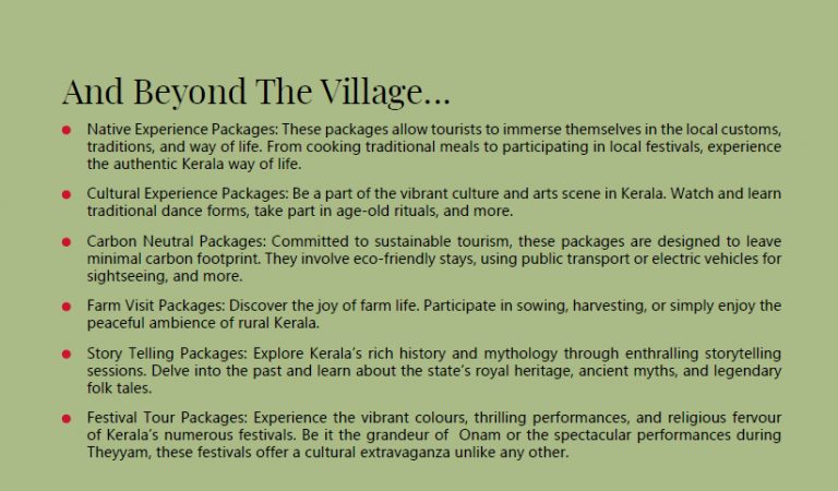 Experience the Villages… - Kerala Calling